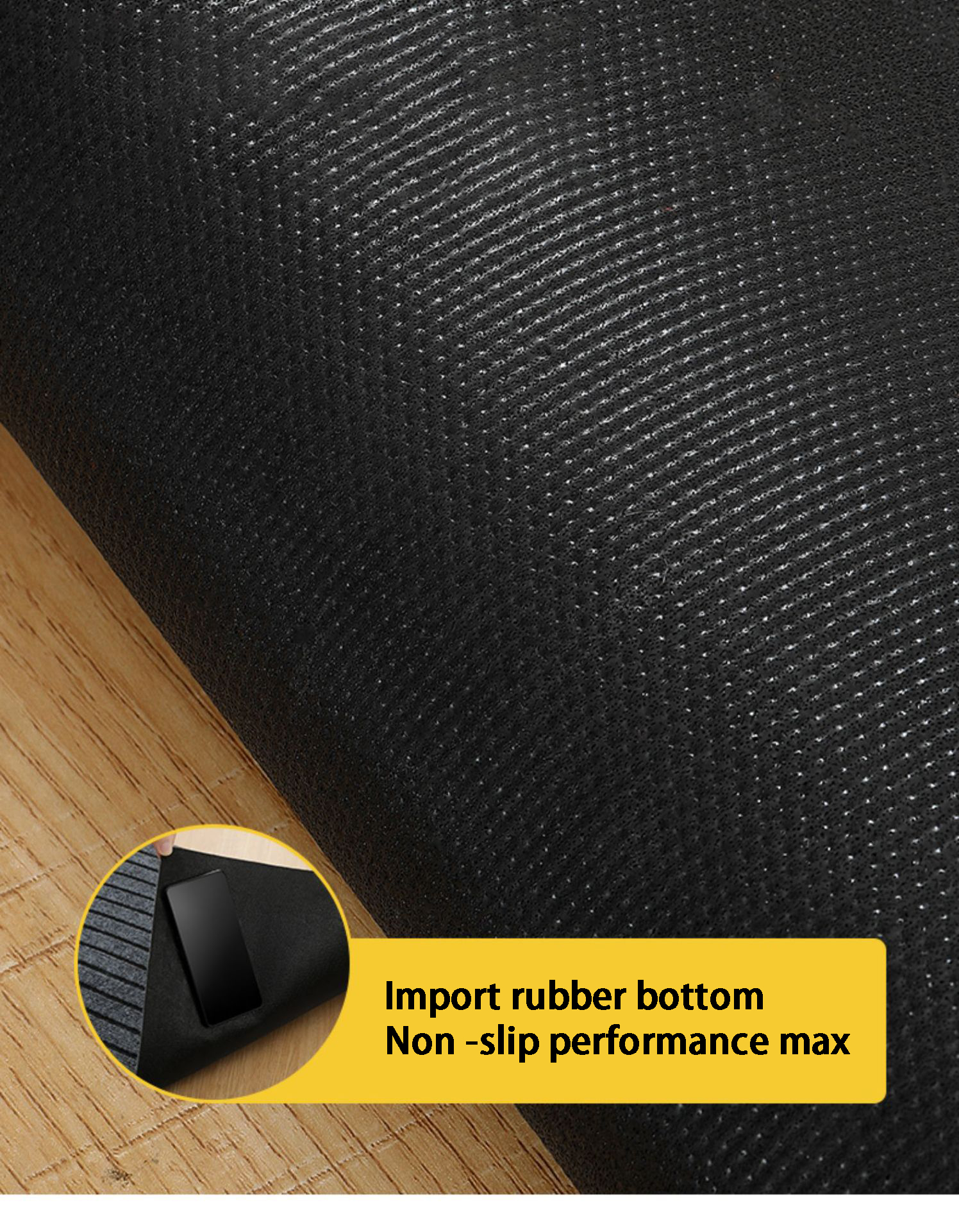 Non-Slip Kitchen Floor Mat Oilproof Carpet for Kitchen Bathroom ...