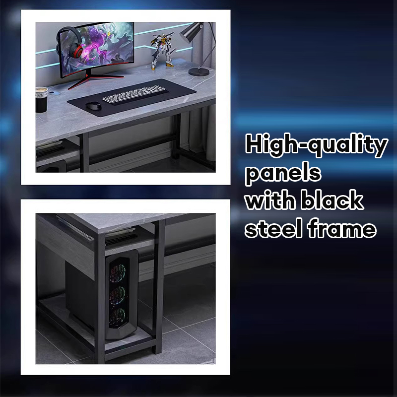 PM Gaming Table With Main Chassis Rack Organizer Ergonomic Computer ...