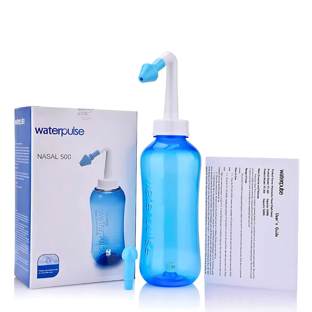(FOREVER ESSENTIAL) WATERPULSE Sinus Nasal Wash Rinse Irrigation Bottle ...