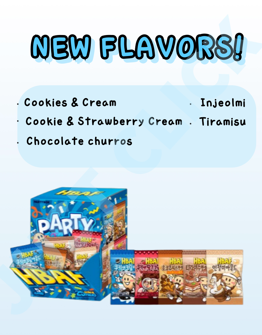 HBAF Party pack 500g/5flavor mini pack 20gx25packs/ Gift pack ...