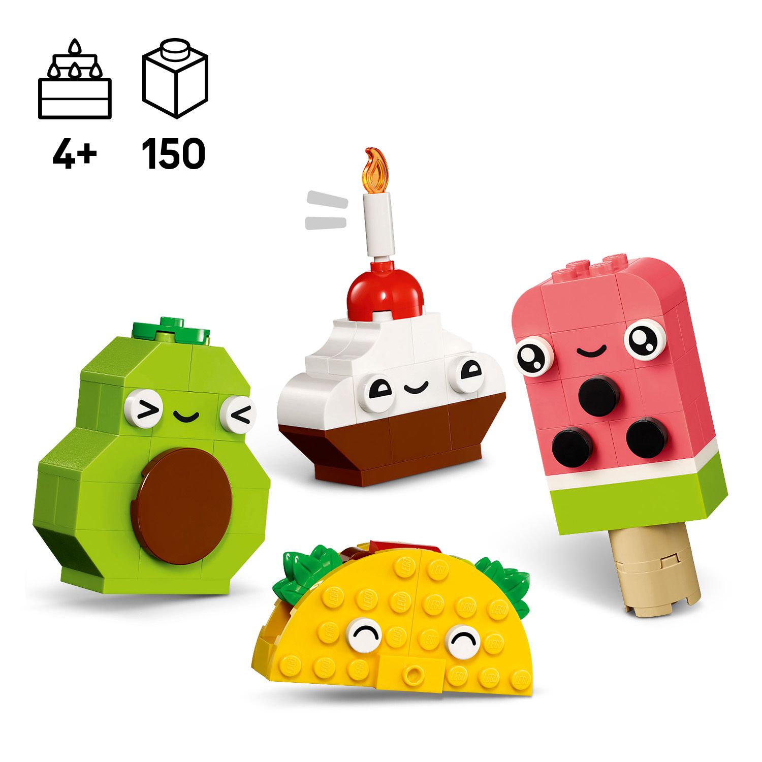 LEGO Classic 11039 Creative Food Friends (150 Pieces) | Shopee Singapore