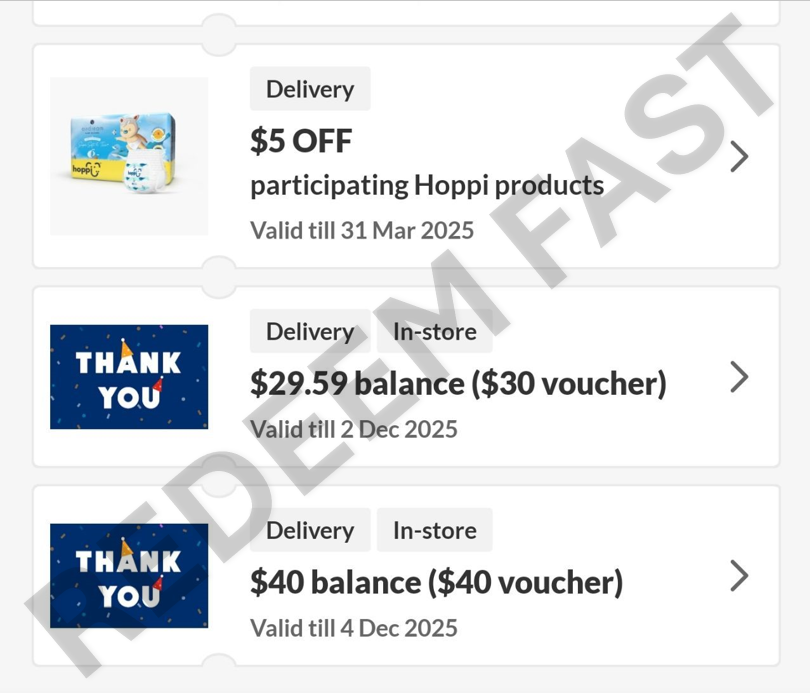 [EMAIL DELIVERY] E NTUC FairPrice Gift Voucher | Shopee Singapore