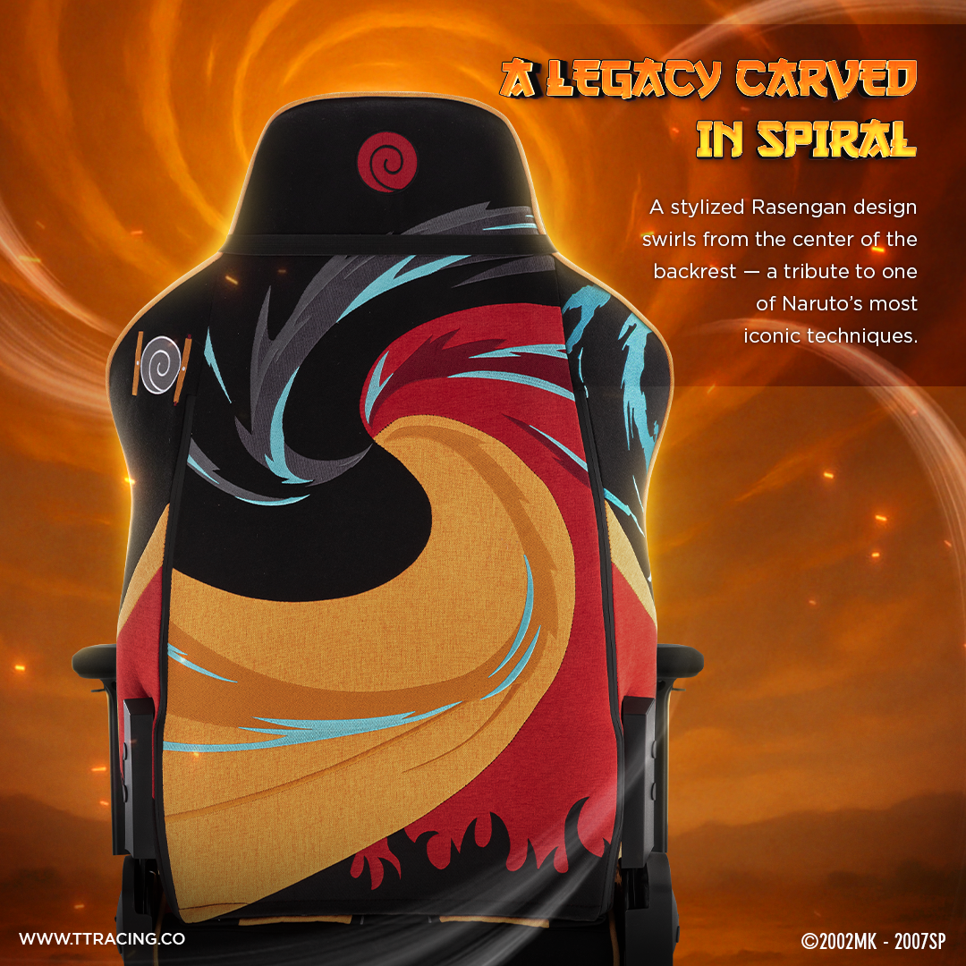 TTRacing Swift X Pro Air Threads Fabric Gaming Chair - Naruto Edition ...