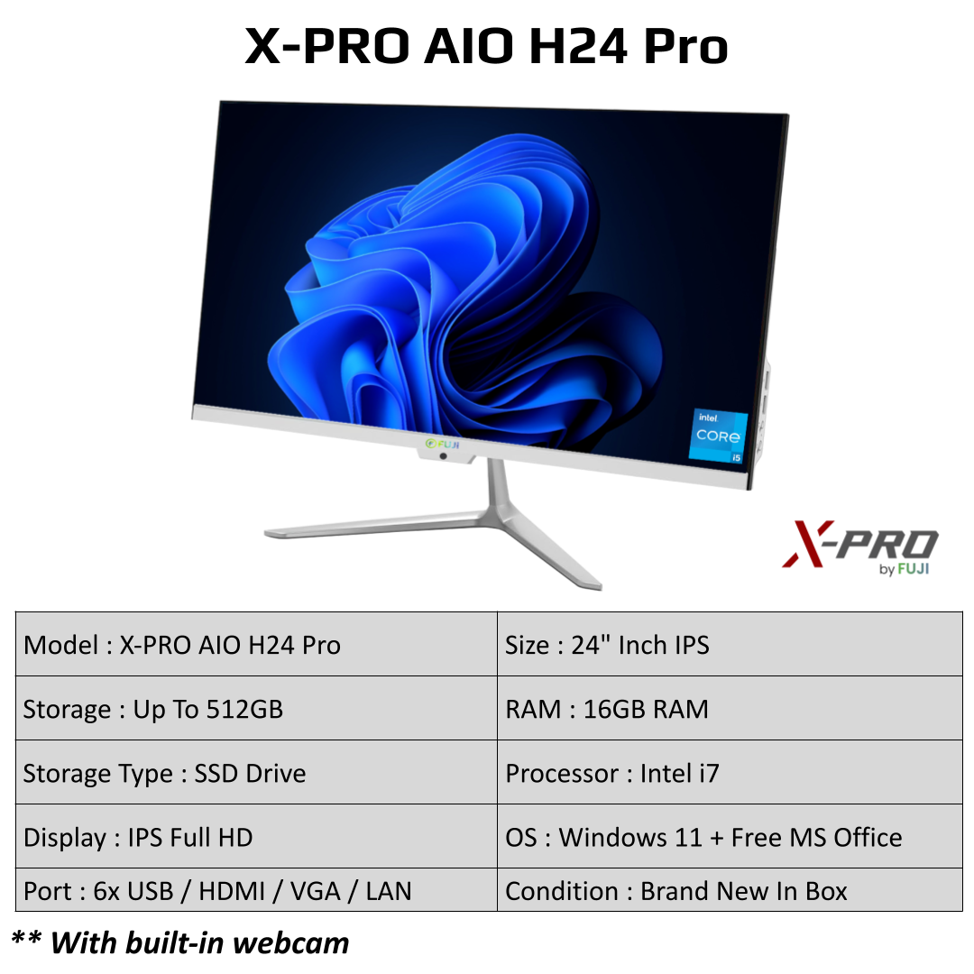 Brand New XPro All In One PC (T24 Pro) | Intel i7 PC | 24 Inch ...