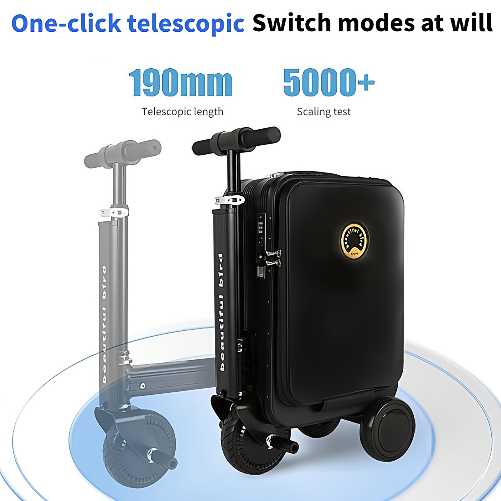 Smart Electric Ride-On Luggage Cabin Size Luggage Boarding Luggage ...