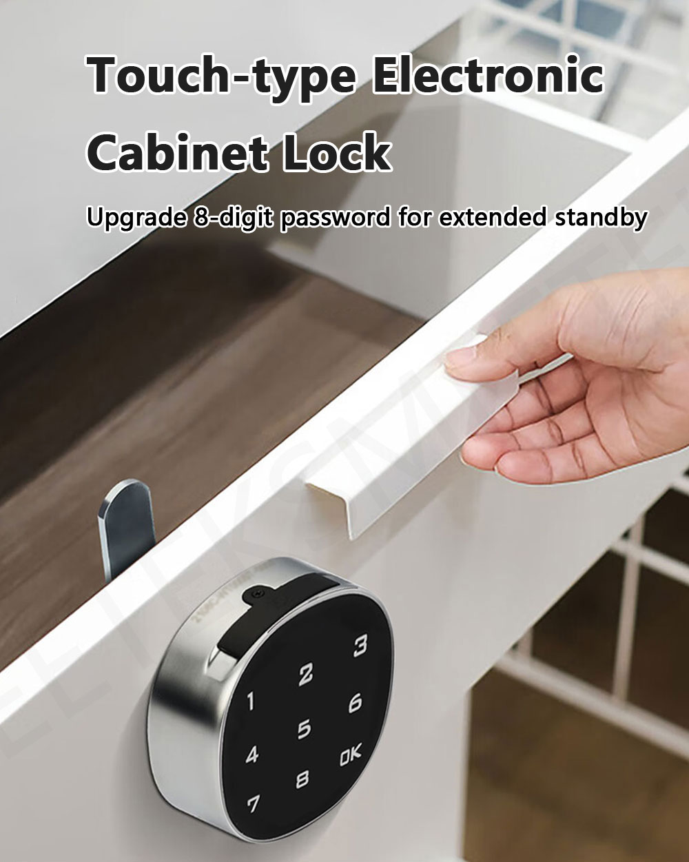Smart touch screen password lock Mailbox lock letter box lock ...