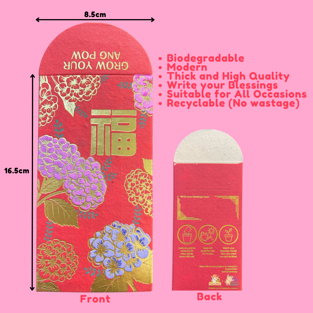 [SG SELLER] Plantable Chinese New Year Red Packet 2025 Ang Bao AngPow ...