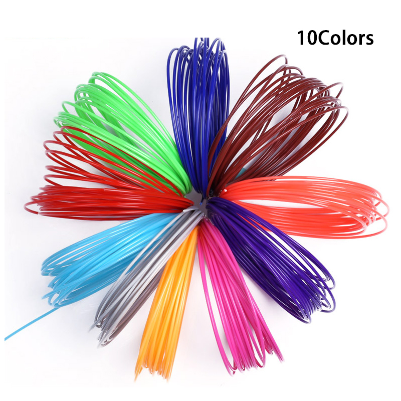 3D Pen Filament Refills PLA, 10 Meters, 1.75mm 3D Printing Pen Filament ...