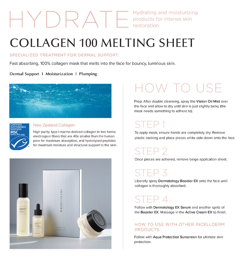 Collagen 100 Melting Sheet 5 Pcs | Nanofiber Tech | Anti-aging ...