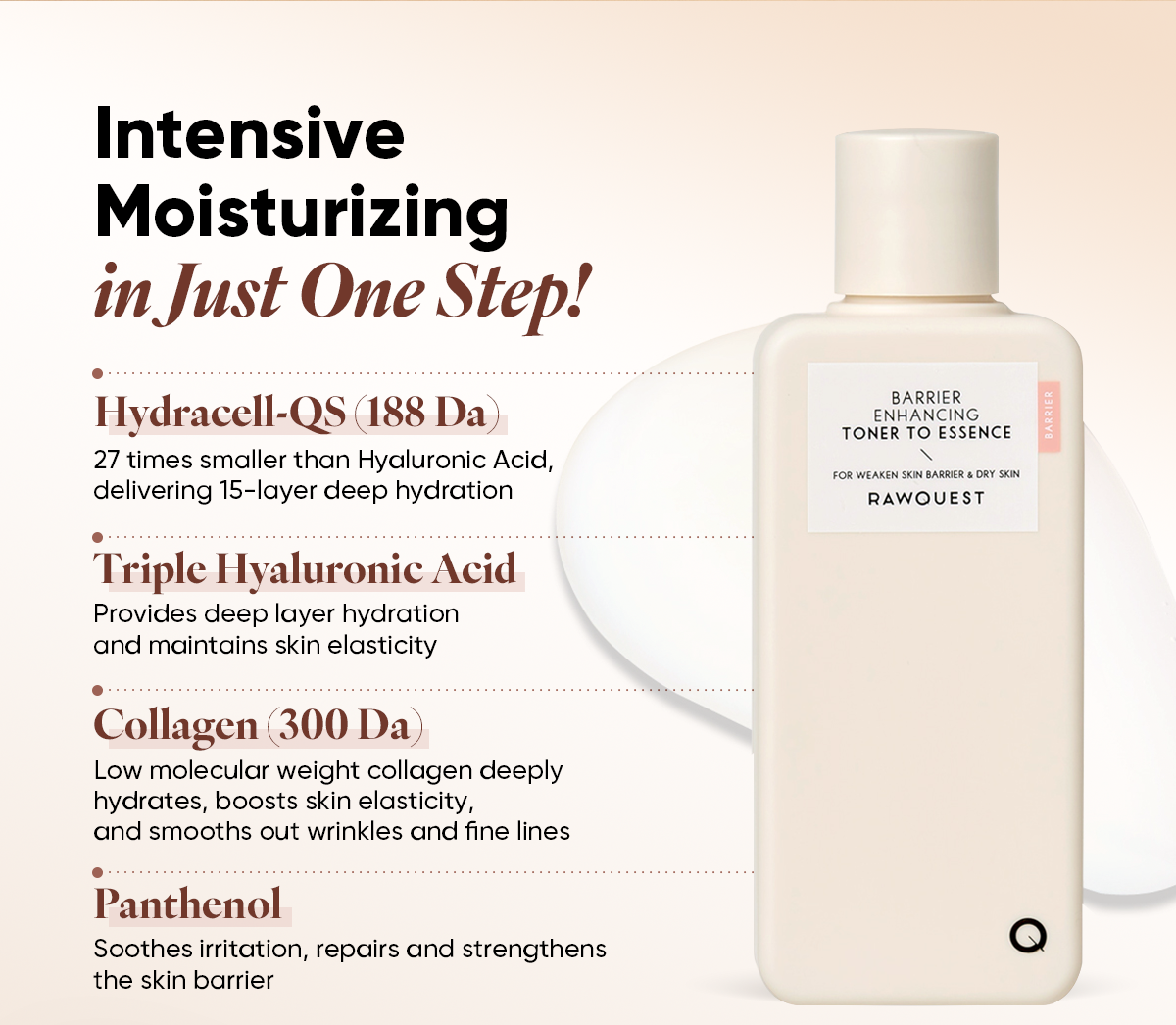 [RAWQUEST] Barrier Enhancing Toner To Essence 15-Layer 50ml Deep ...