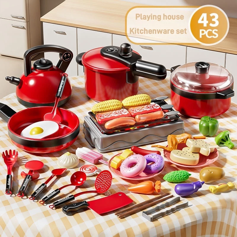 [SG Stock] Children's Education Toy Game House Simulated Kitchen ...