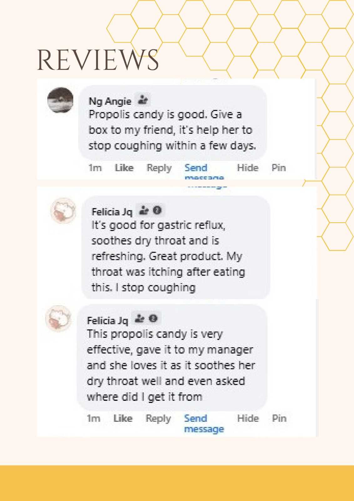 Aurawell Upgraded Bellora Propolis Throat Soothers Candy (Made in Korea ...