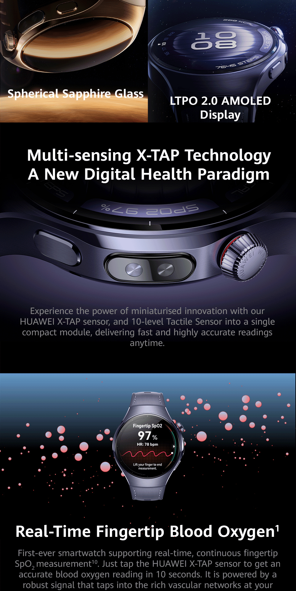 [Ready Stock] HUAWEI Watch 5 | Smartwatch I Multi-sensing X-TAP ...