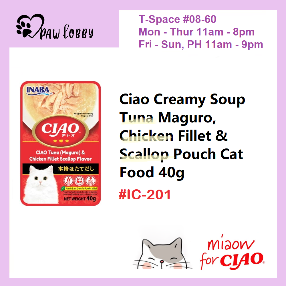 Ciao Churu Wet Food Cat Clear Soup Pouch Wet Cat Food CIAO CHURU Cat Soup Pouch 40g - Tuna ...