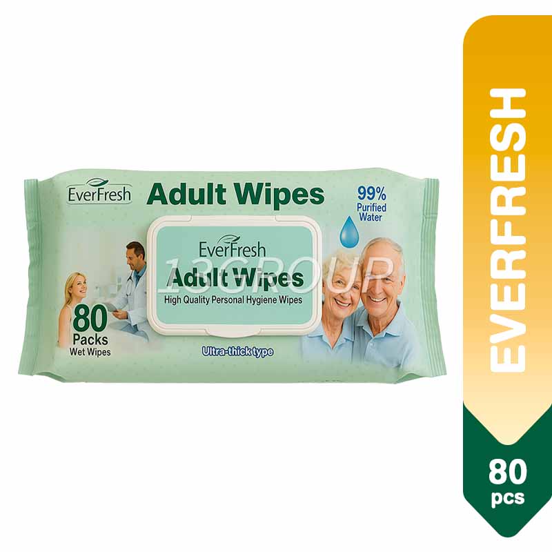 EverFresh Adult Wet Wipes Personal Hygiene Wipes / Gentle Effective ...