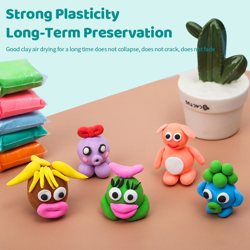 12 /24 /36Colors Super Light Clay Set Non-Toxic Ultralight DIY Air Dry ...