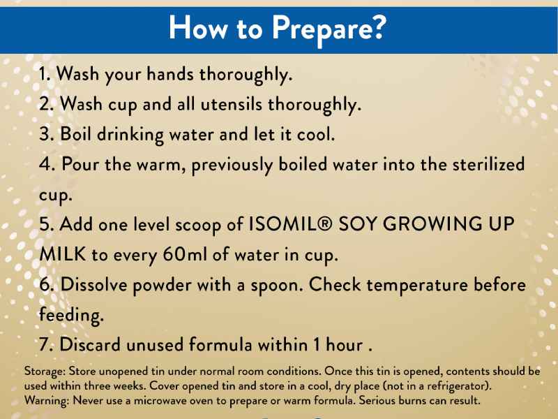 Isomil® Stage 3 Soy Growing-Up Formula 850g (1-10 years) | Shopee Singapore