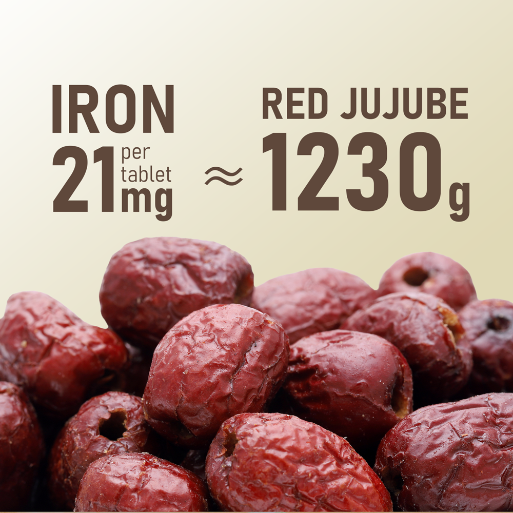 [Vitaste] Iron 21mg (180 Days) Chewable tablet Anemia (Direct from ...
