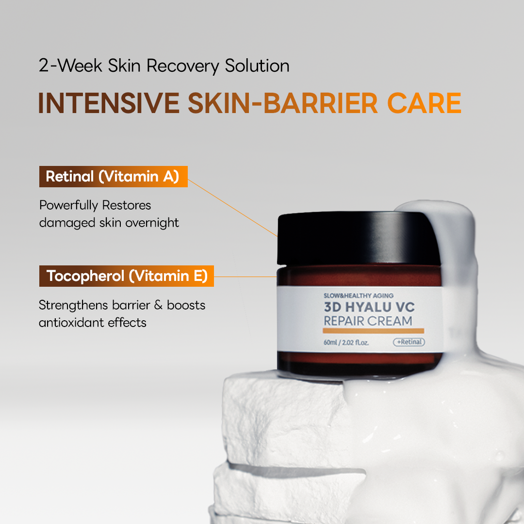 [TARAJU] 3D Hyalu VC Repair Cream Retinal, Vitamin C, Skin Recovery ...