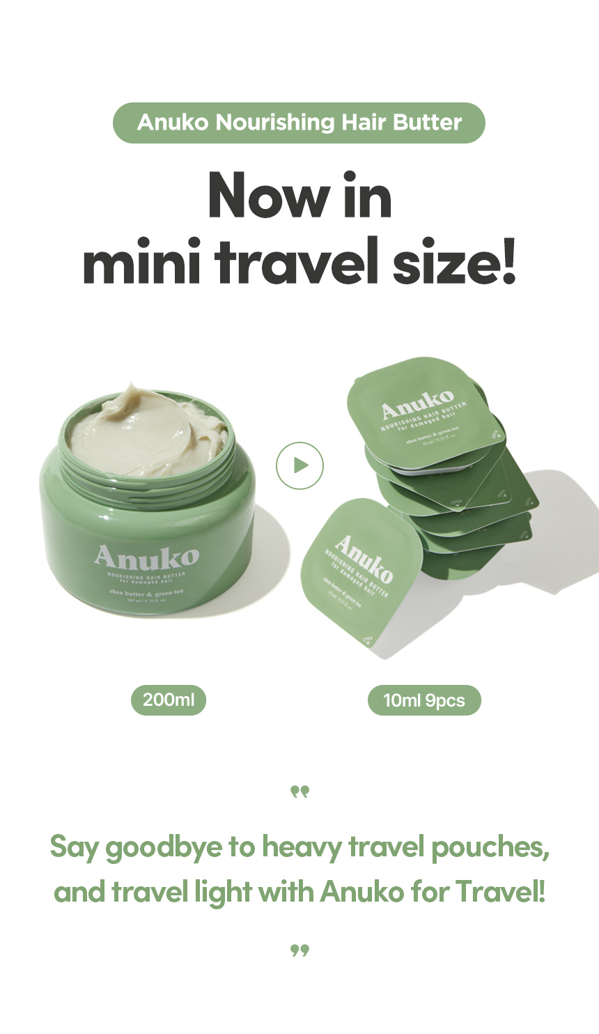 Shopee X Anuko Nourishing Hair Butter Travel Kit (Bundle of 2) | Shopee ...