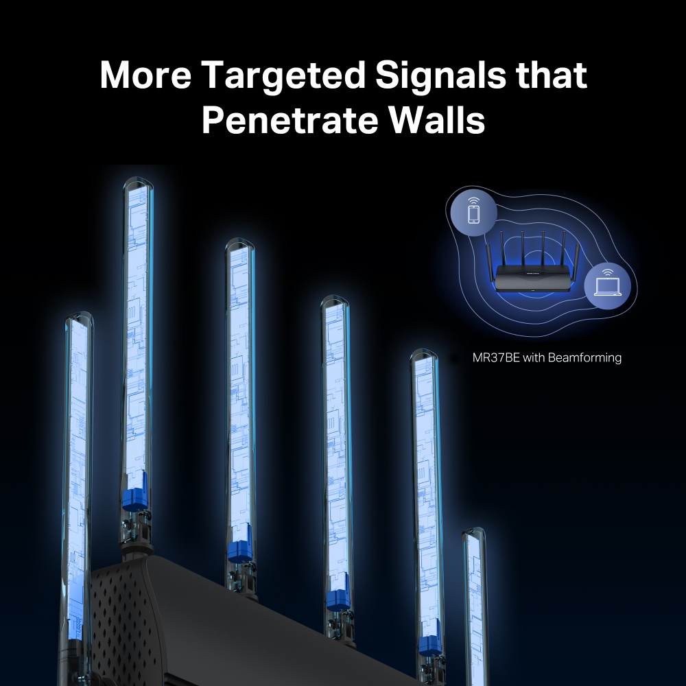 Mercusys WiFi 7 MR25BE BE3600 MR27BE BE3600 MR37BE BE6500 Dual Band ...