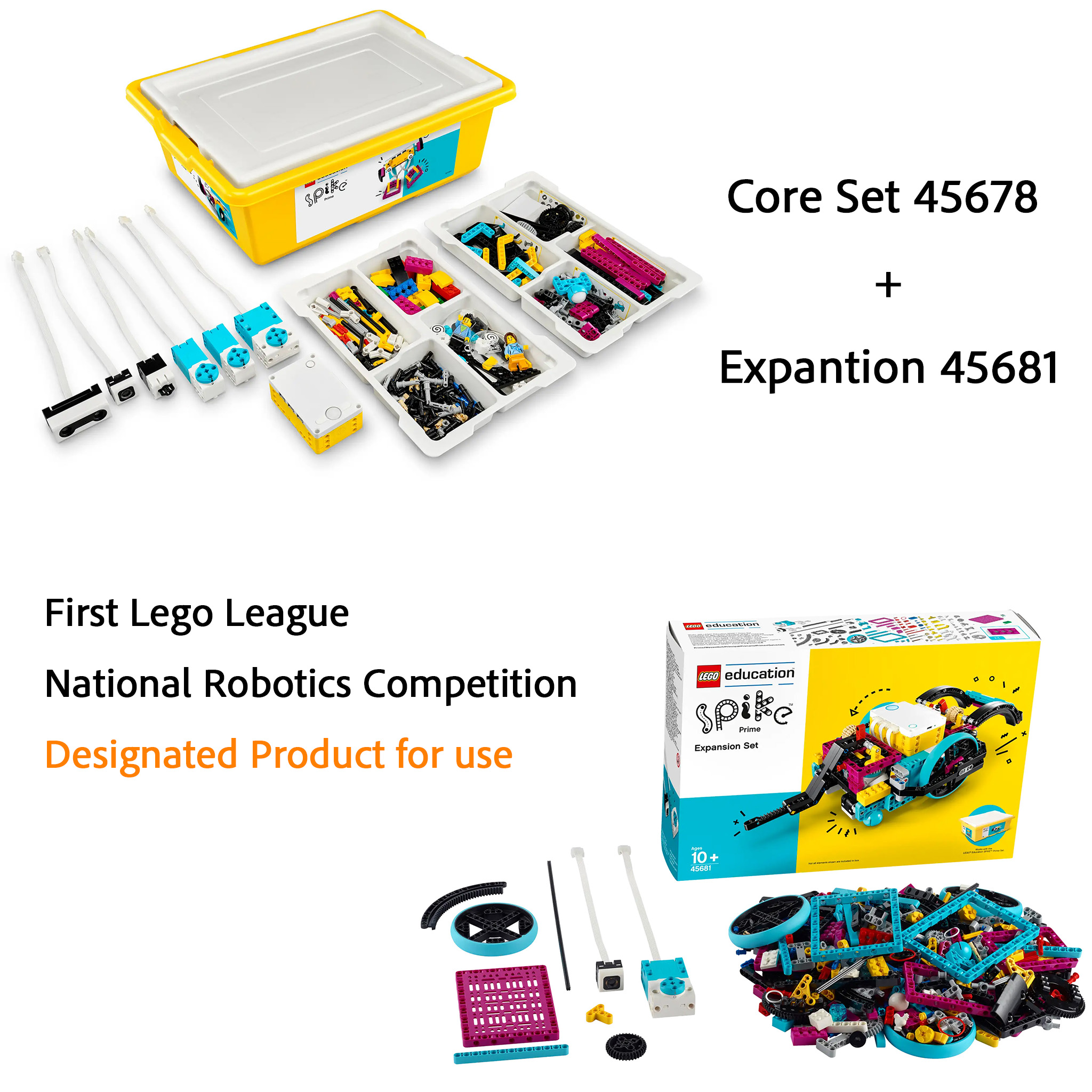 Lego Education Spike Prime Full Set (45678 + 45681) | Shopee Singapore