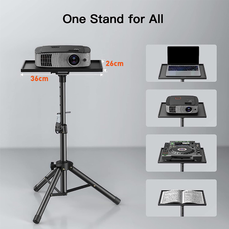 Projector Tripod Stand Foldable Laptop Tripod Laptop Stand Speaker ...
