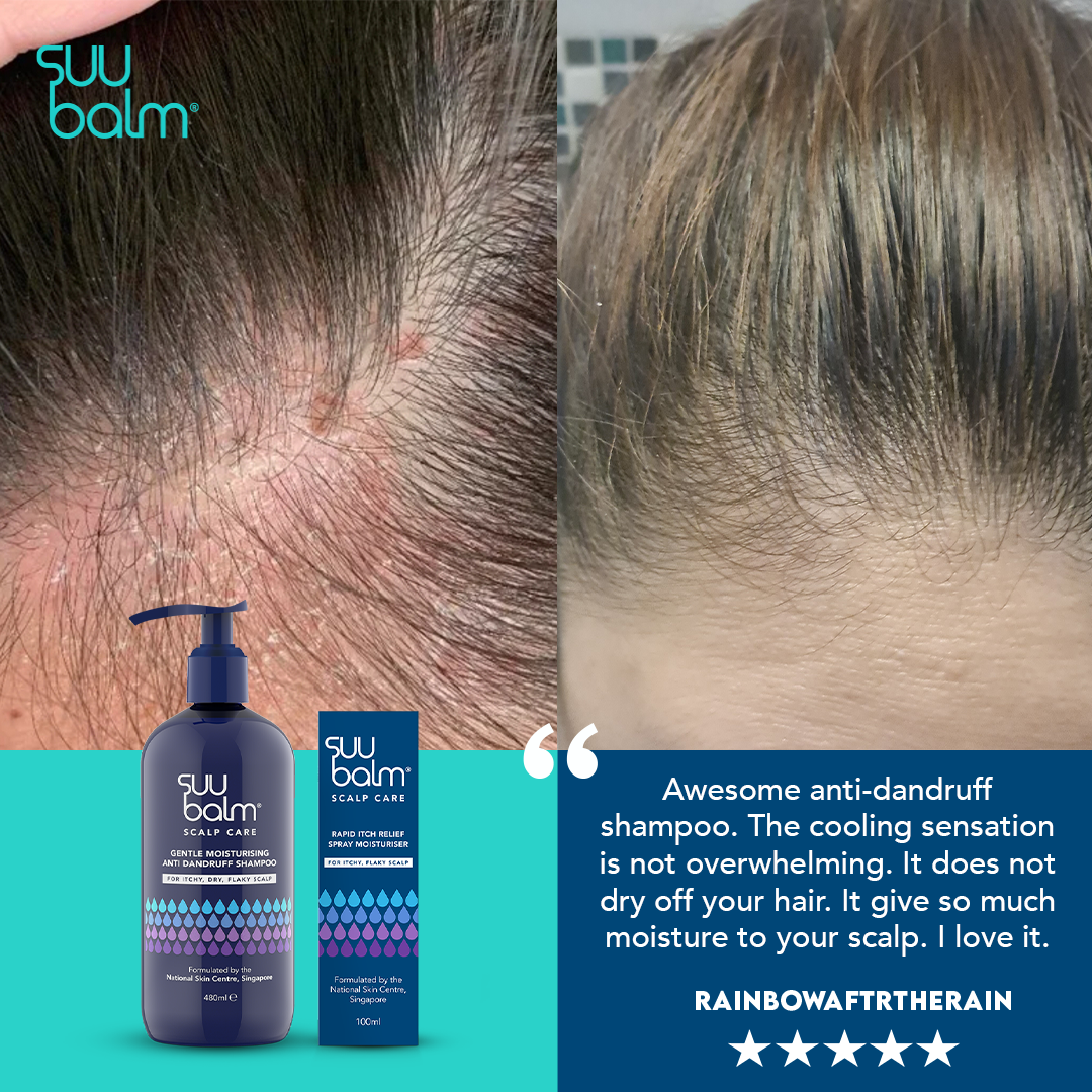 [Bundle] Suu Balm Gentle Moisturising Anti-Dandruff Shampoo Bundle 2 x ...