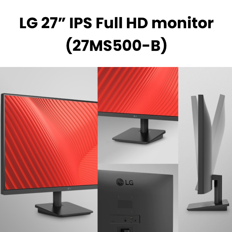 LG 27” IPS Full HD Monitor 27MS500-B and 27MS550-B LG 27 inch Monitor ...