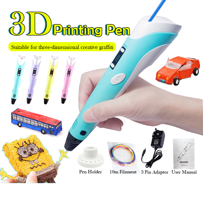 3D Pen Filament Refills PLA, 10 Meters, 1.75mm 3D Printing Pen Filament ...