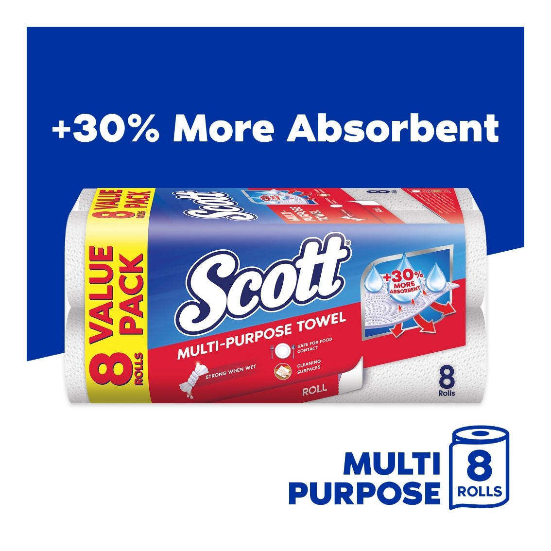 Scott Kitchen Towels / Available in 6 rolls & 8 rolls / Bundle Deal ...