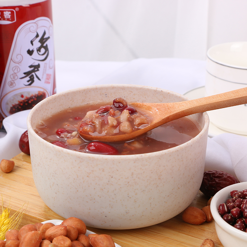 欣客 320g*12 Bottle Gift Box Sea Cucumber Congee Abalone Congee ...