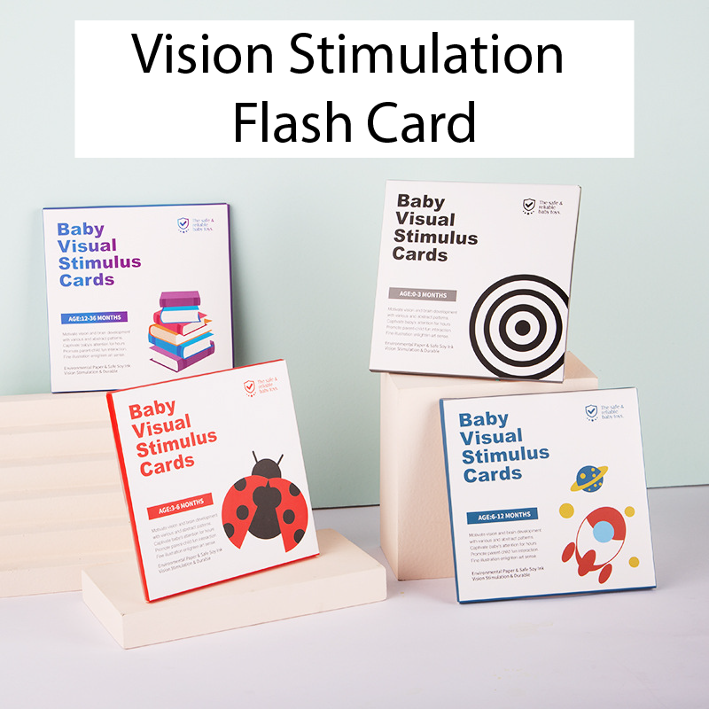 Newborn Flash Cards for Vision Stimulation Flash Card Visual ...