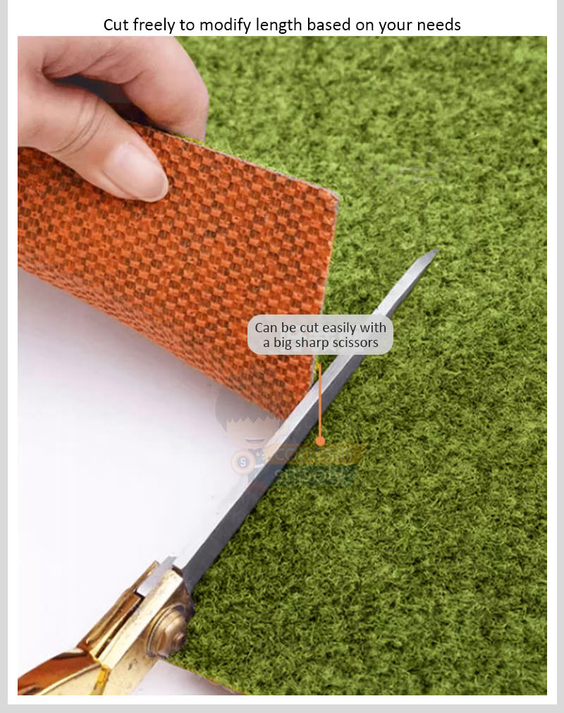Green Moss Carpet Rug Artificial Fake Grass Lawn Look Garden Balcony ...