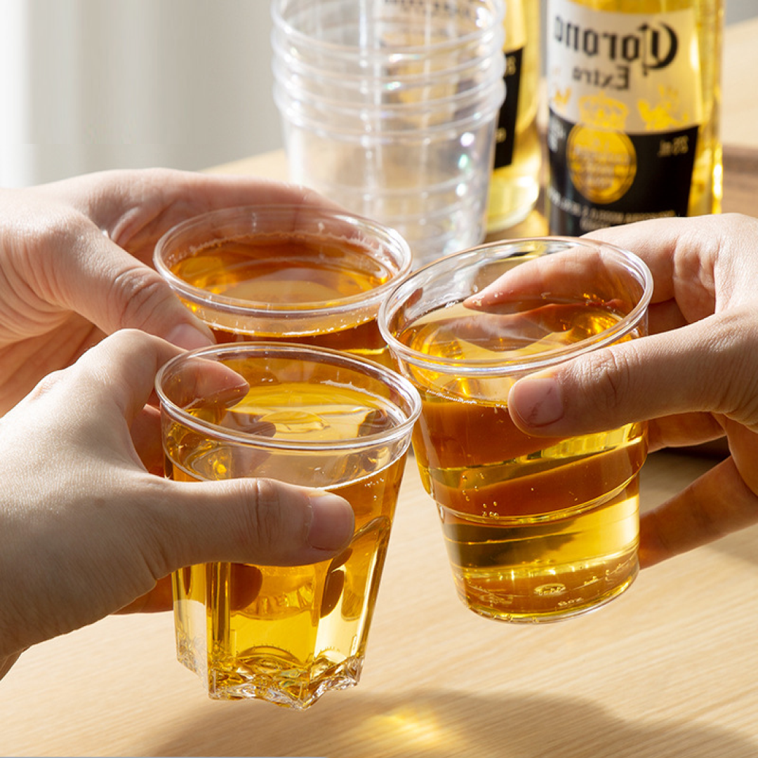 🇸🇬 Disposable Aviation Cup | Thick Plastic Acrylic Glass Party Coffee ...