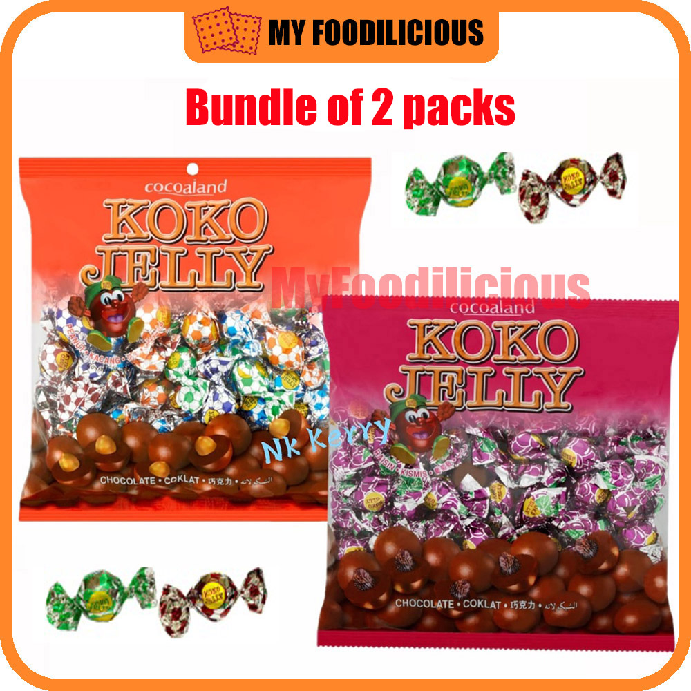 Cocoaland Koko Jelly Peanut/ Raisin 750g Snack Chocolate Birthday Gift ...