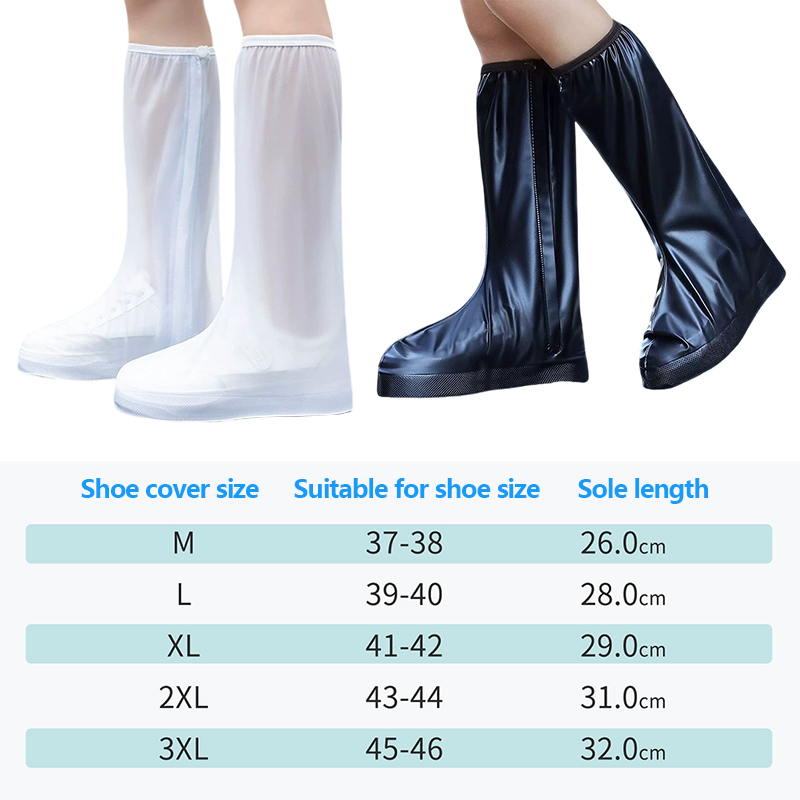 🔥READY STOCK🔥 Rain Shoe Cover Reusable Rainproof Anti-Slip Rain Boots ...