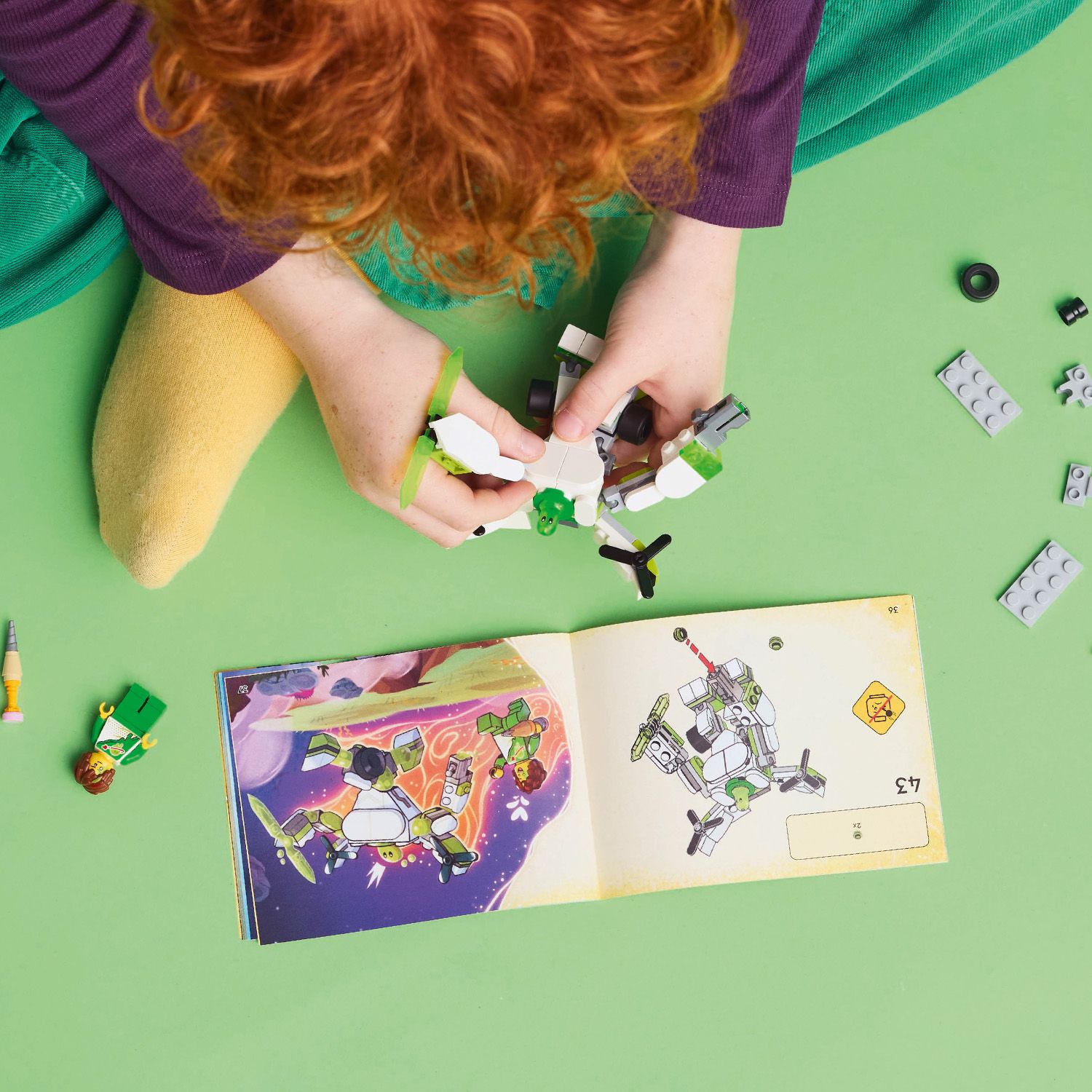 LEGO DREAMZzz 71487 Z-Blob's Robot and Vehicle Adventures (121 Pieces ...