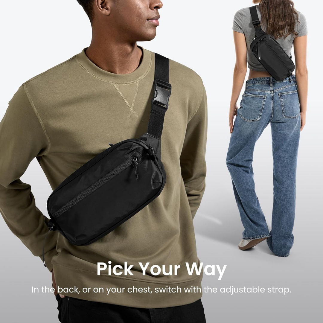 Tomtoc Aviator-T33 Chest Bag L 3.5L Sling Bag with RFID Blocking ...