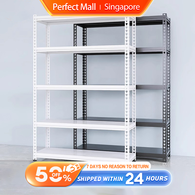 Heavy Duty Rack Metal Shelf Adjustable Steel Rack | Shopee Singapore