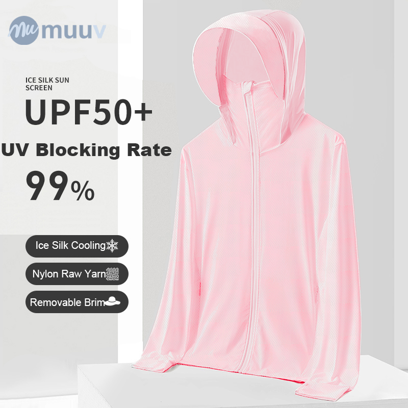 Muuv-It Women Ice Silk Sunscreen Clothing Sport Quick Dry Skin ...