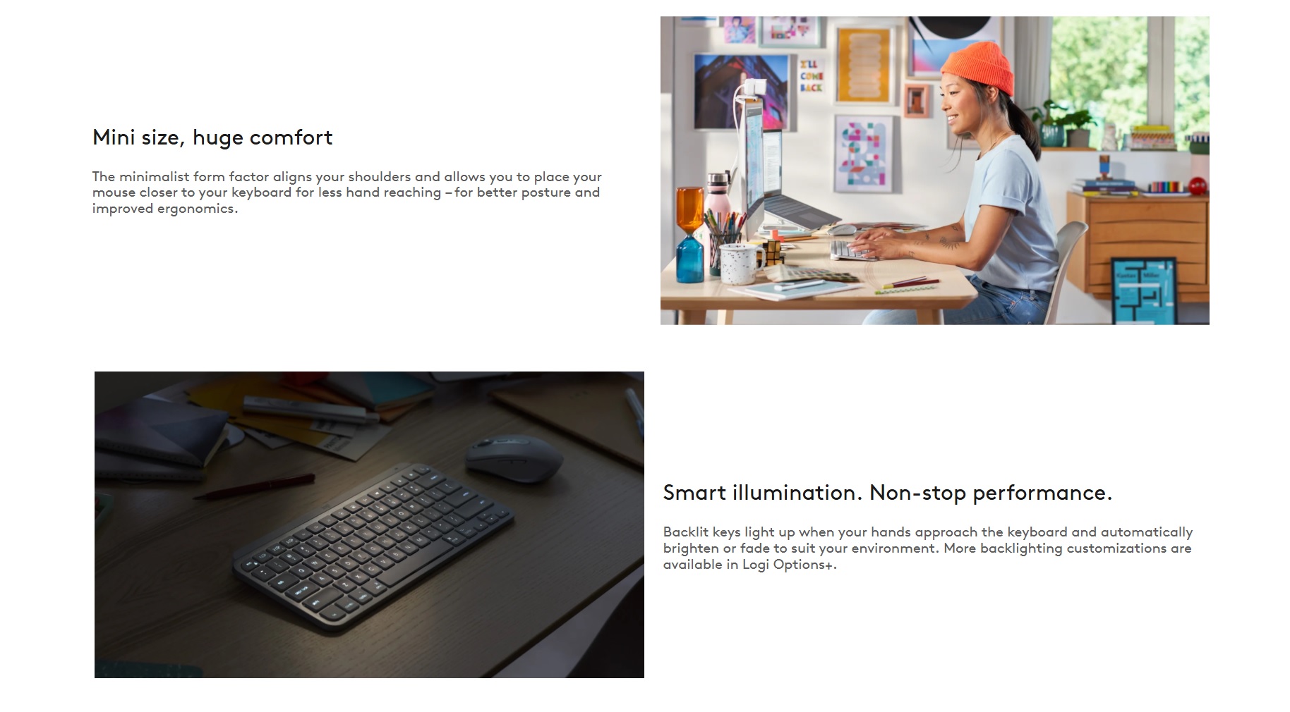 Logi MX Keys Mini Illuminated Keyboard (1 Year Logitech Warranty ...