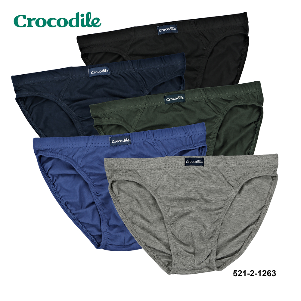 Crocodile- 5-Pcs Men's Mini Briefs/ Underwear (100% Combed Cotton ...