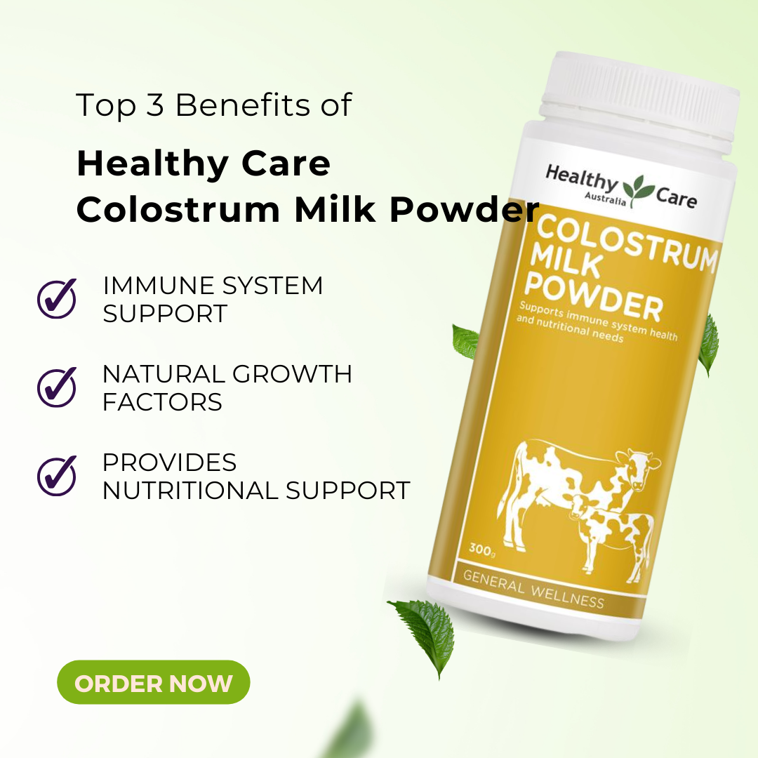 Healthy Care, Colostrum Milk Powder, Immunity, Calcium, Nutrition, 300 ...