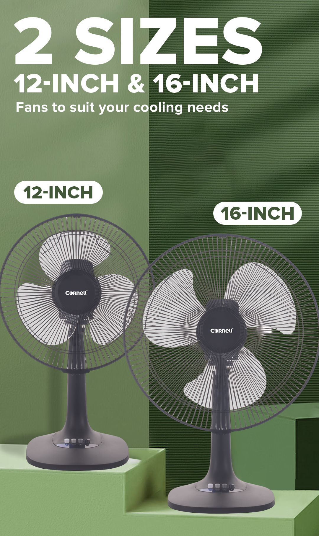 Cornell Table Fan in Matte Black | Shopee Singapore