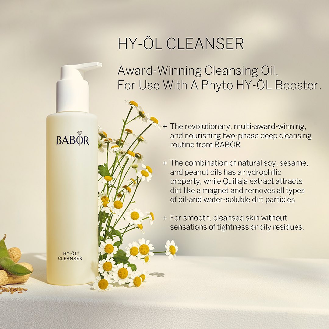BABOR Cleansing HY-ÖL + Phytoactive Set (2pcs) | 美容院级 双重洁面乳 | Spa-Grade ...