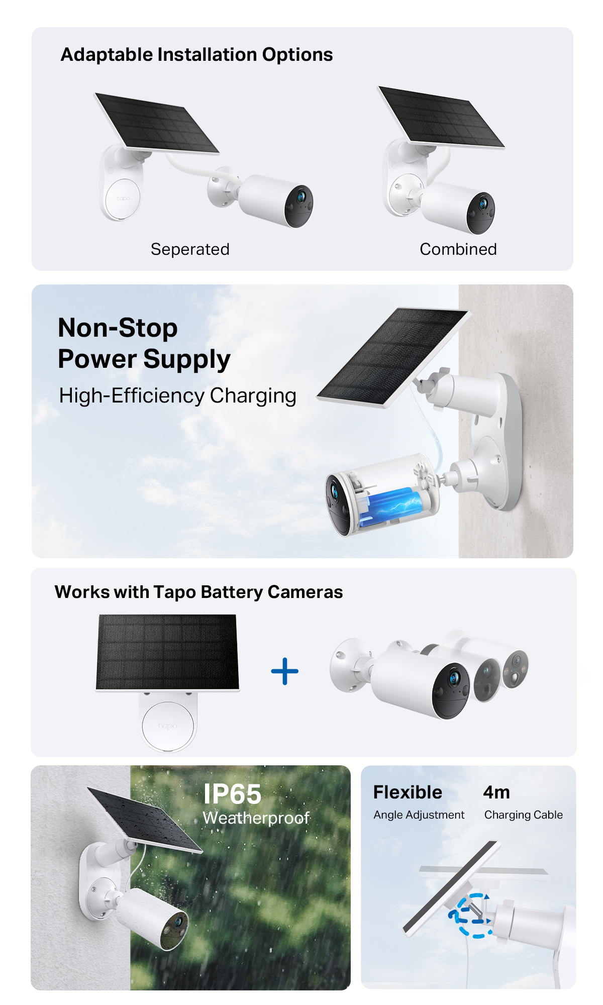 TP-Link Solar Panel Tapo A201 | Shopee Singapore