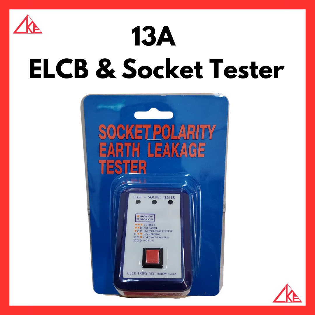 13A ELCB and Socket Tester (Suitable for household) | Shopee Singapore