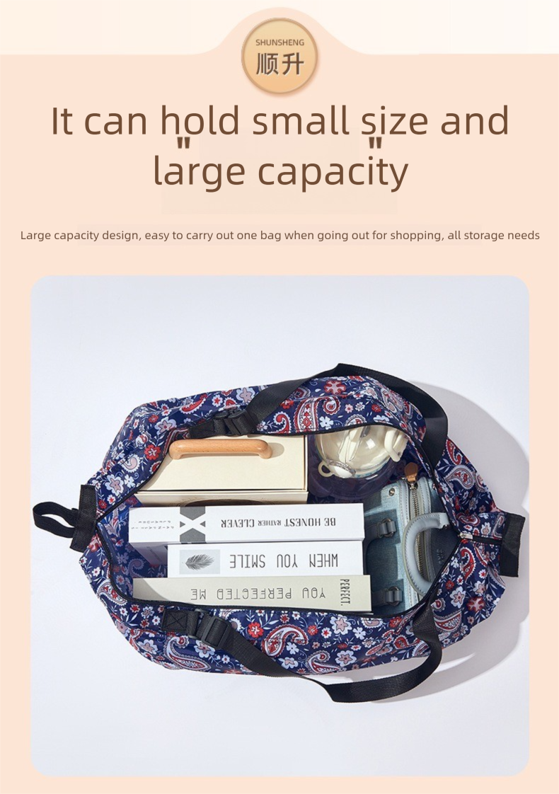 Japenese Foldable Shopping Bag Travel Grocery Tote Bags Waterproof ...