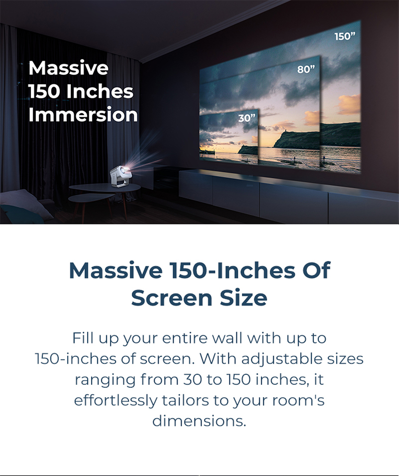 [Official Store] LUMOS FLOAT Home Cinema Projector | Shopee Singapore